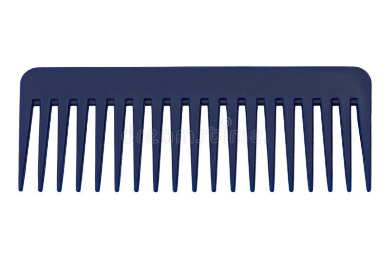 Plastic comb over white stock photo. Image of item, code - 231570440