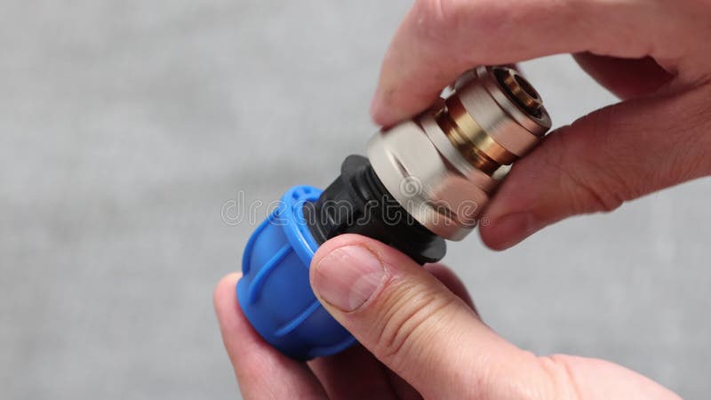 Pipe Connector Adapter with PE Compression Fitting and Male Threaded ...