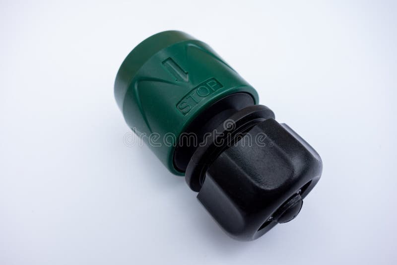 Plastic Connector For Rubber Hose On White Isolate. Stock Photo - Image ...