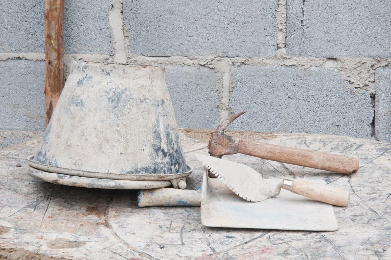 Plastic construction tools stock photo. Image of industry - 27322482