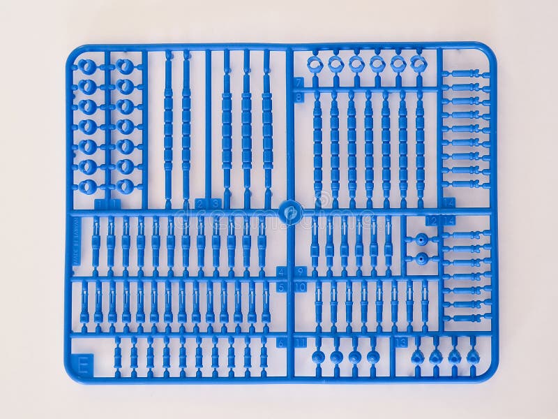 Plastic Constructor Parts Set Manufactured Using Injection Molding ...