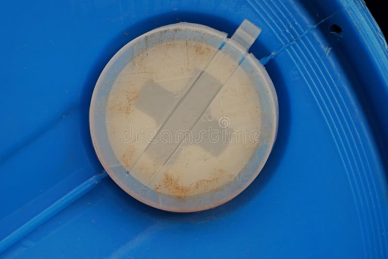 Plastic Container, Damage Drum from Transpotation Management Stock ...