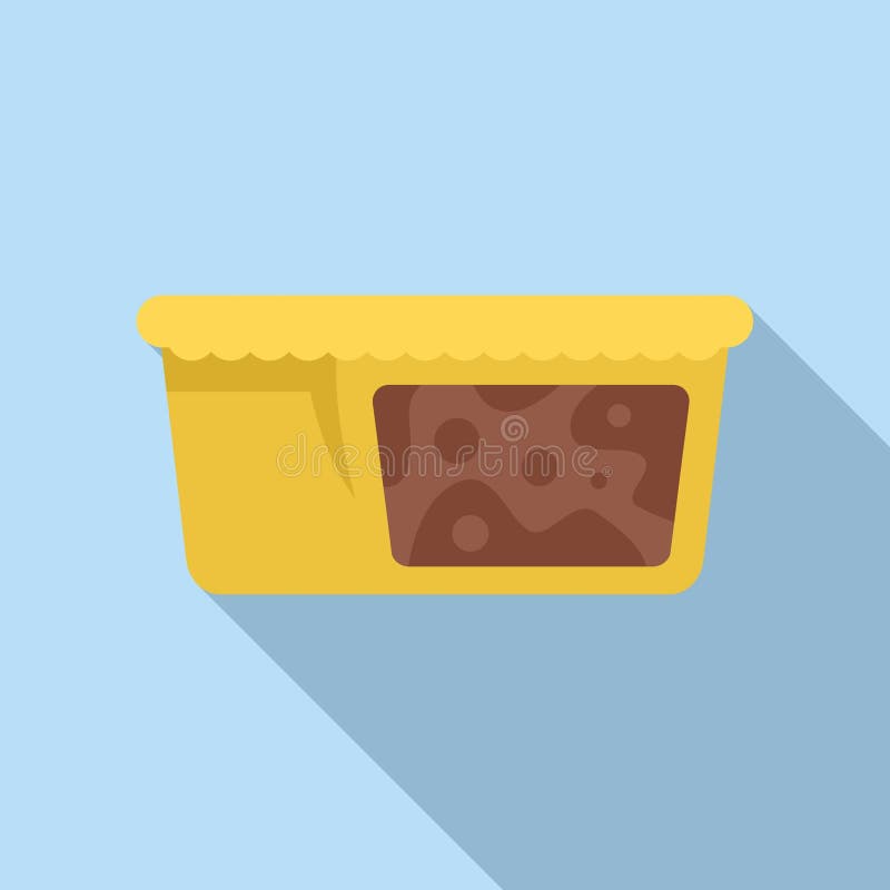 Plastic Container is Holding Chocolate Cake on Blue Background Stock ...