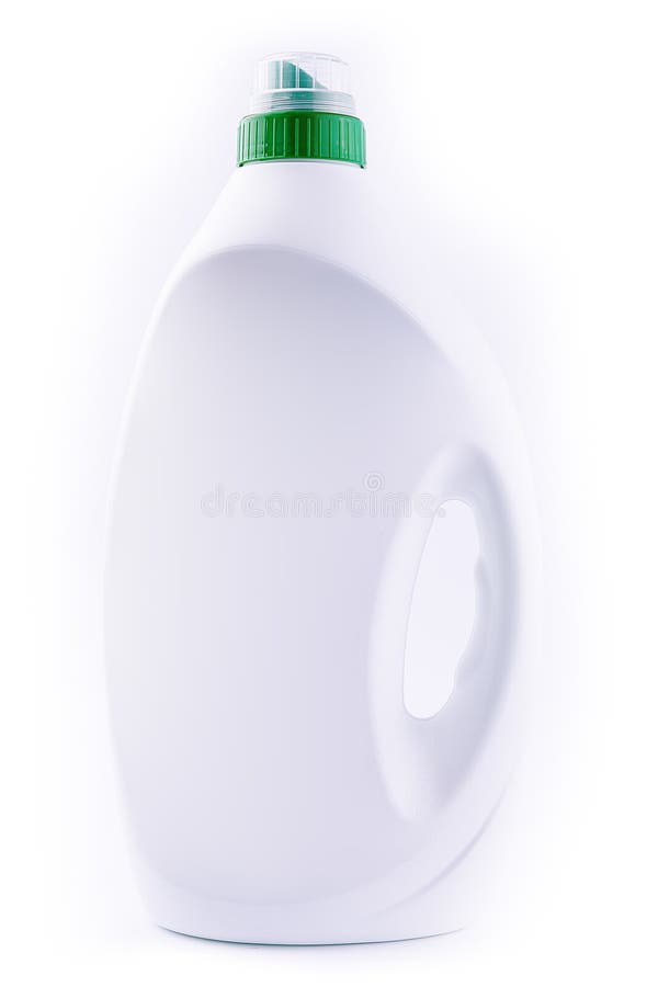 Plastic Container for Liquid Detergent Stock Image - Image of chemical ...