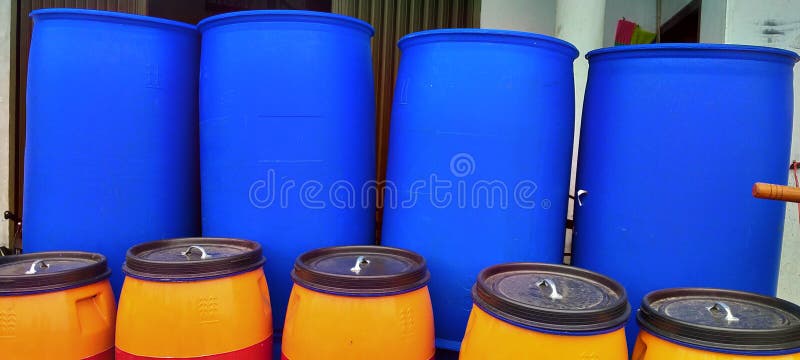 Plastic Container for Liquid and Solid Storage and Transportation Stock ...