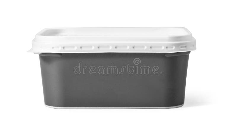 Margarine in Box Packaging on White Background Stock Photo - Image of ...
