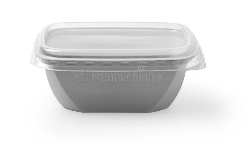 Plastic Container with Transparent Lid Preserving Freshness Stock Image ...