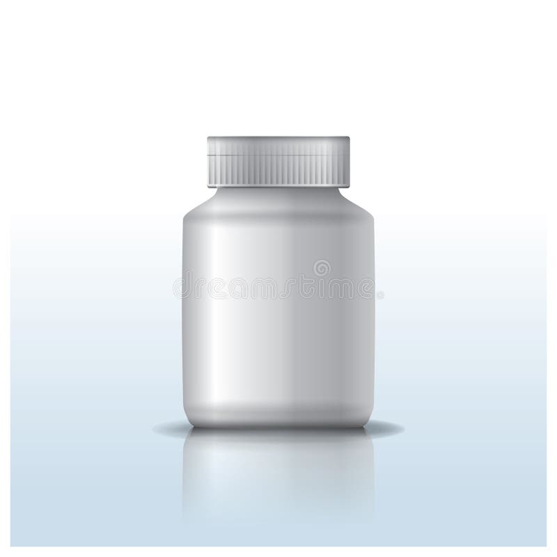 Plastic Container. Vector Illustration Decorative Design Stock Vector ...