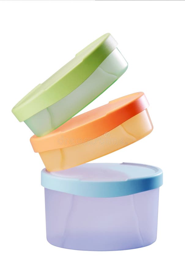 Plastic containers stock image. Image of kitchen, transparent - 24627981