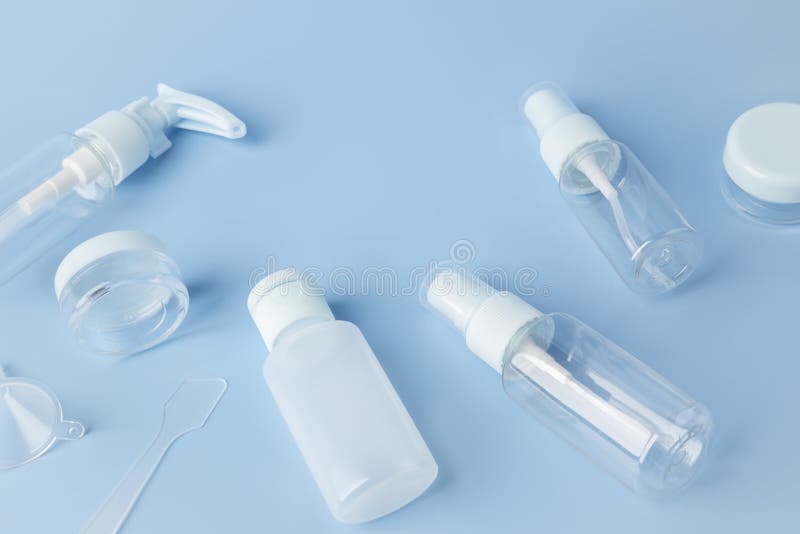 Different Types of Bottles and Containers for Personal Hygiene Stock ...