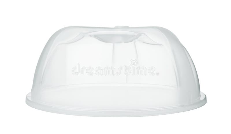 Plastic Cover for Microwave Isolated Stock Image - Image of guard ...