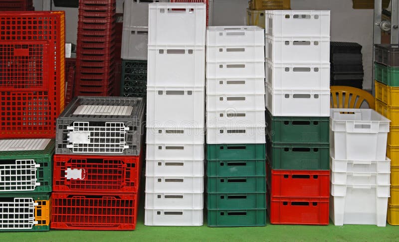 341 Plastic Shipping Crates Stock Photos - Free & Royalty-Free Stock ...