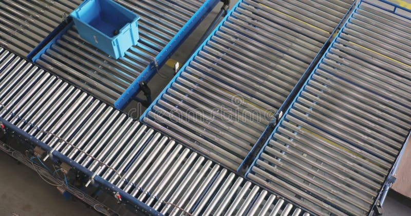 Conveyor System Top View stock footage. Video of warehouse - 220685910