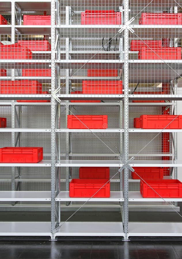 Plastic crates storage stock image. Image of industrial - 34128919