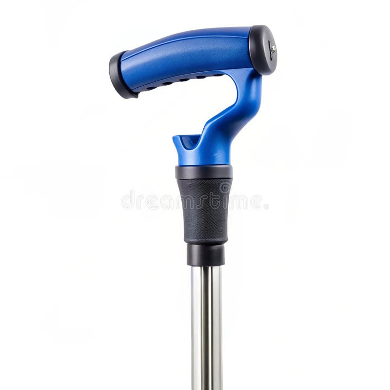 Plastic Crutch Handle Grip with Ergonomic Design Stock Illustration ...