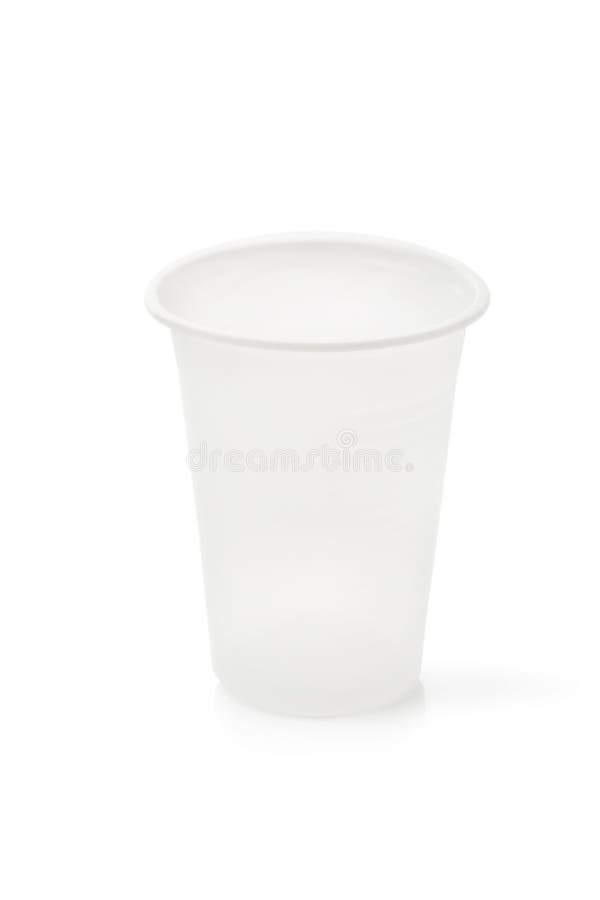 Empty plastic cup stock photo. Image of water, white - 37346042