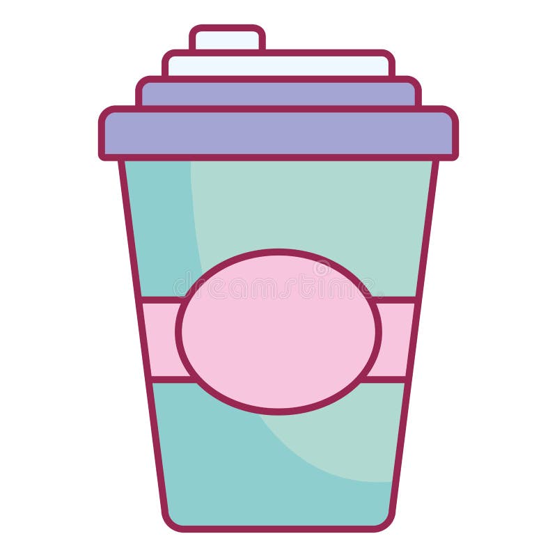 Plastic cup container icon stock vector. Illustration of container ...