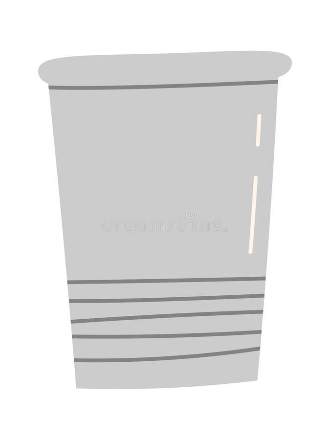 Plastic Cup Icon stock vector. Illustration of vector - 275426084