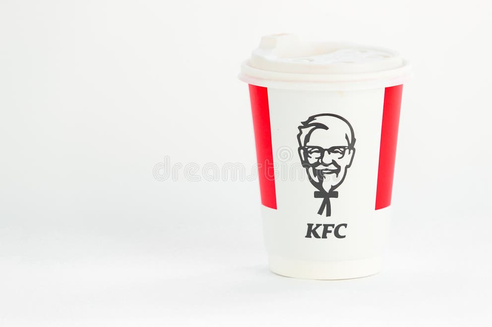 Plastic cup with KFC editorial image. Image of cooking - 314368615