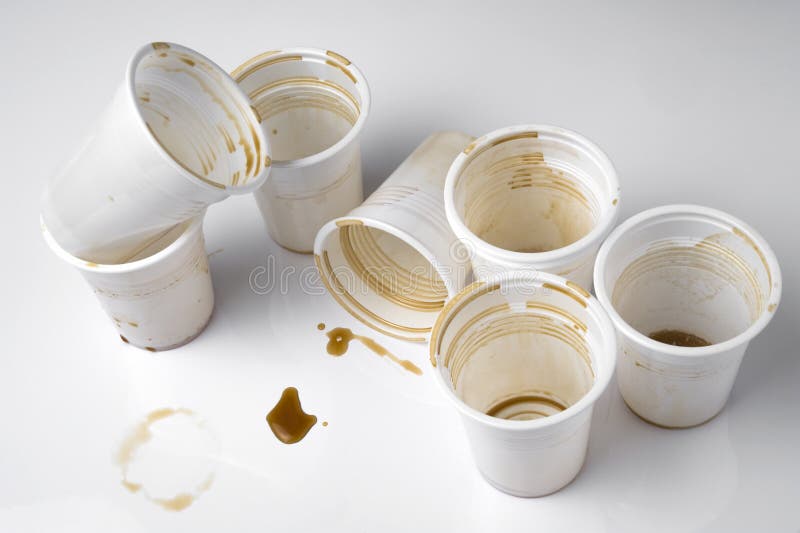 Plastic cups stock image. Image of break, studio, image - 13127379