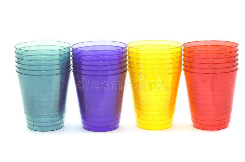 Plastic cups stock image. Image of beverage, plastic, drink - 4006095