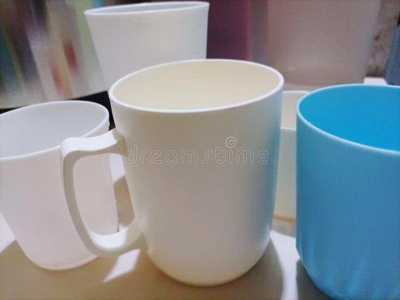 Plastic Cups are really Needed when You Have Small Children Stock Photo ...