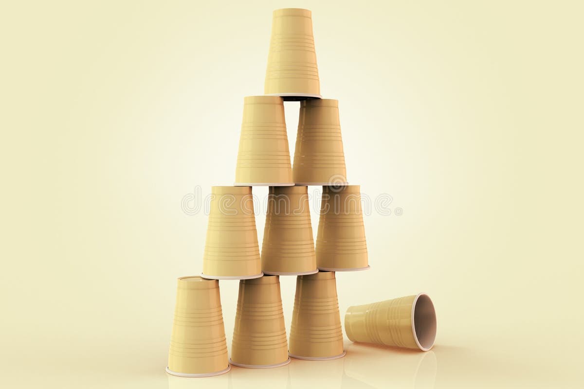 Cups Pyramid Stock Illustrations – 101 Cups Pyramid Stock Illustrations ...