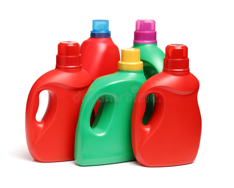 Plastic Detergent Container Stock Image - Image of cleanser, health ...