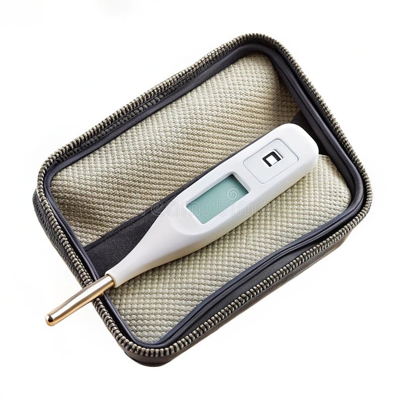 Plastic Digital Thermometer Case with Anti-bacterial Lining Stock ...
