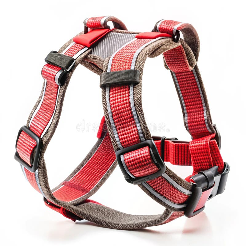 Plastic Dog Harness with Padded Chest Straps Stock Illustration ...