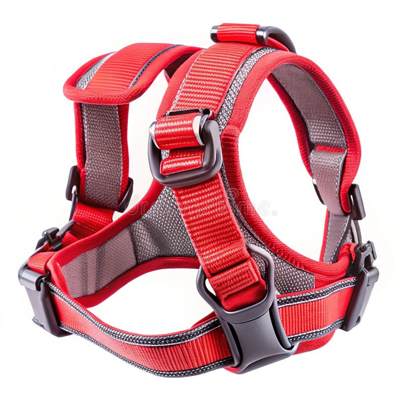 Plastic Dog Harness with Padded Chest Straps Stock Illustration ...