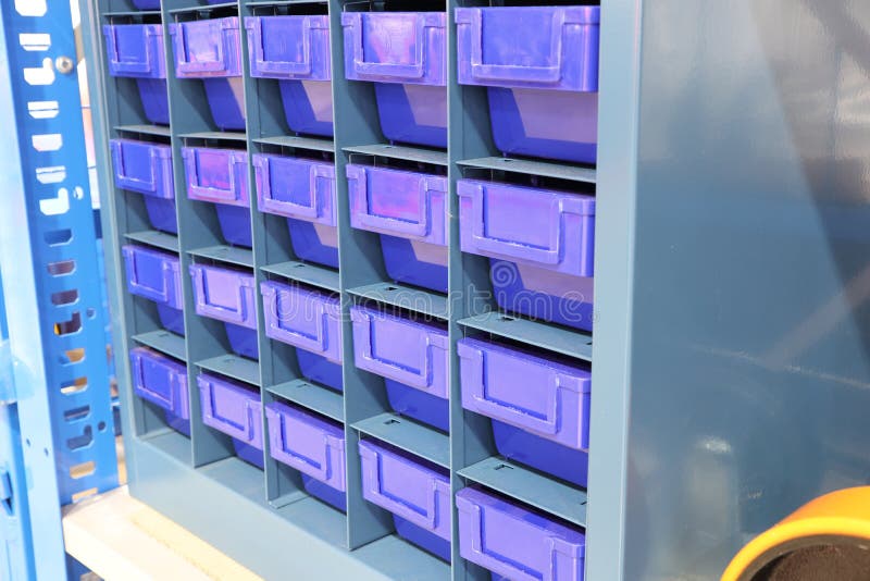 Plastic Drawer for Keeping Parts I Stock Photo - Image of objects ...