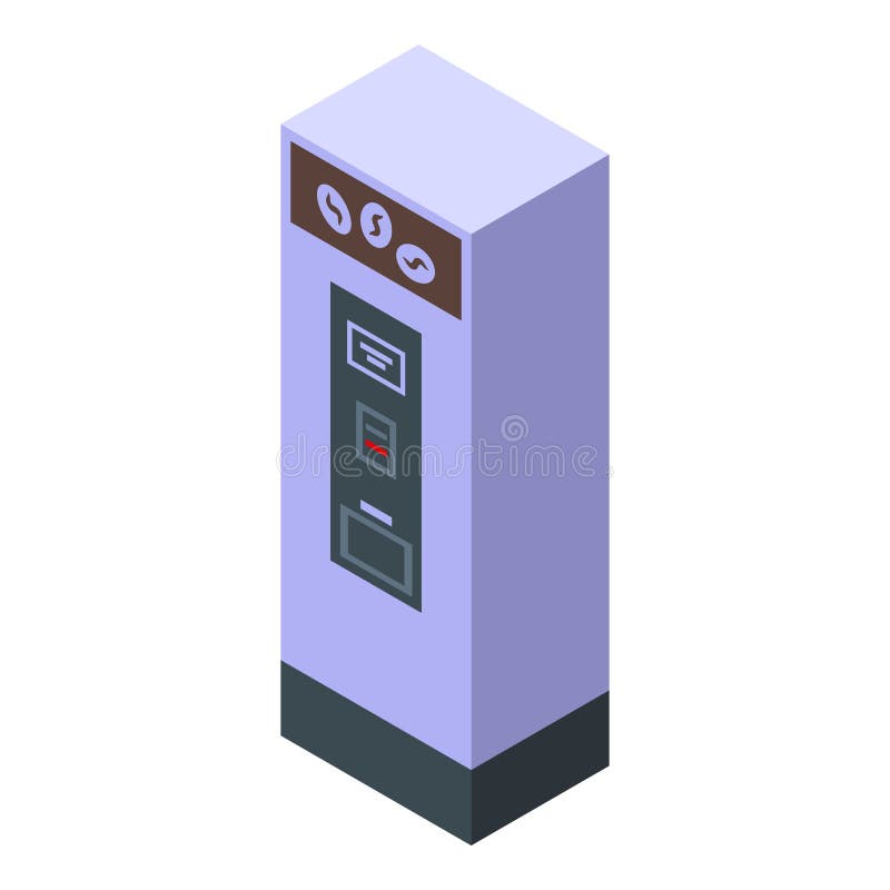Plastic Drink Machine Icon Isometric Vector. Water Bottle Stock Vector ...