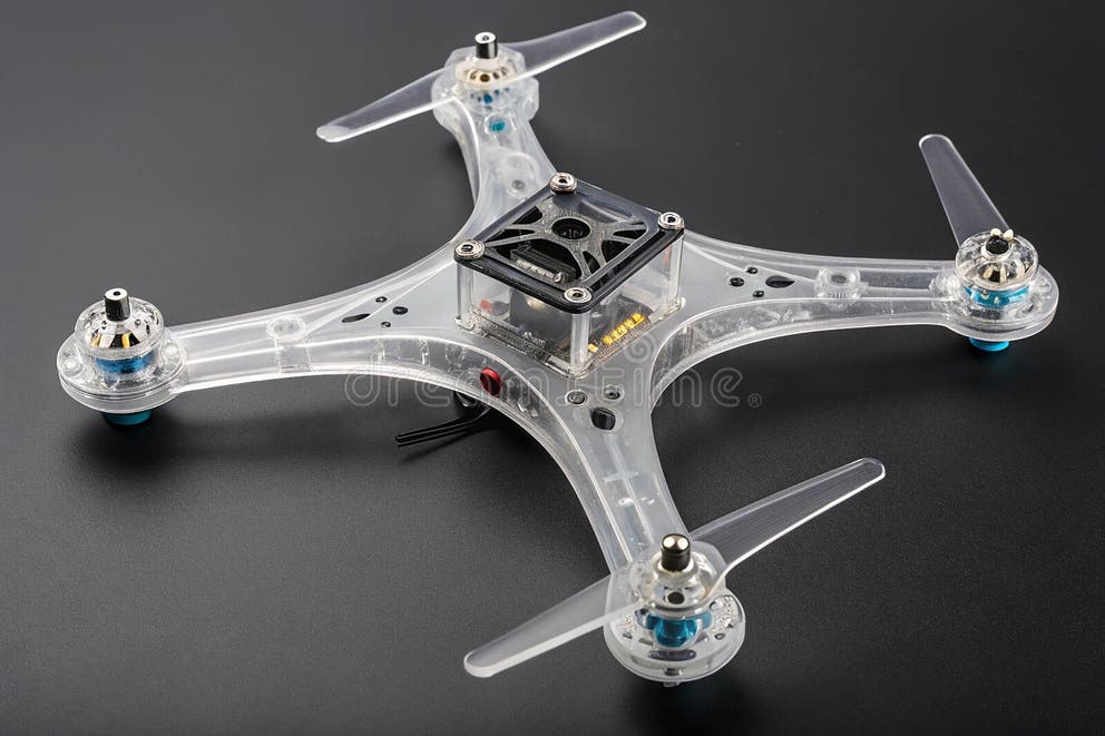 Plastic Drone Frame with Lightweight Design Stock Illustration ...