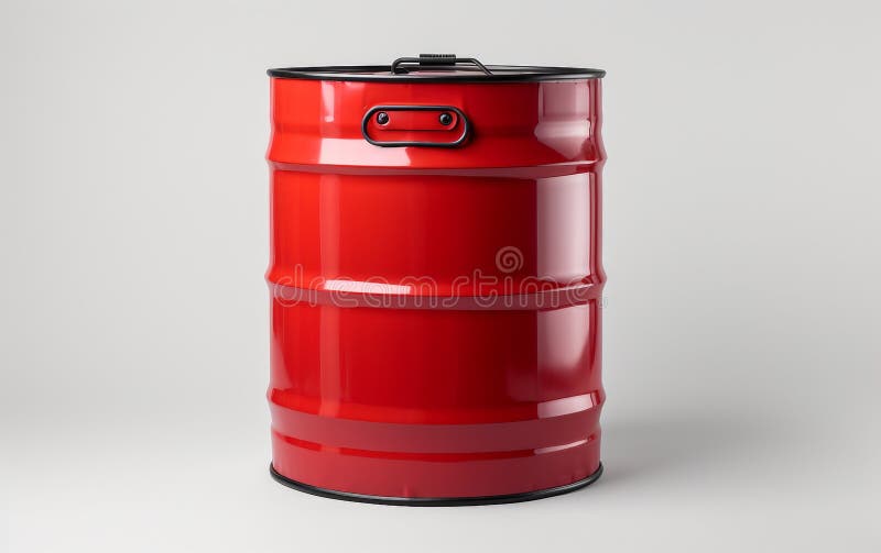 Plastic Drum on Transparent Background -Generative Ai Stock ...