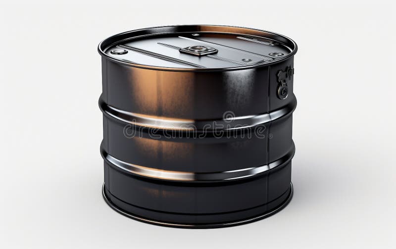 Plastic Drum on Transparent Background -Generative Ai Stock ...