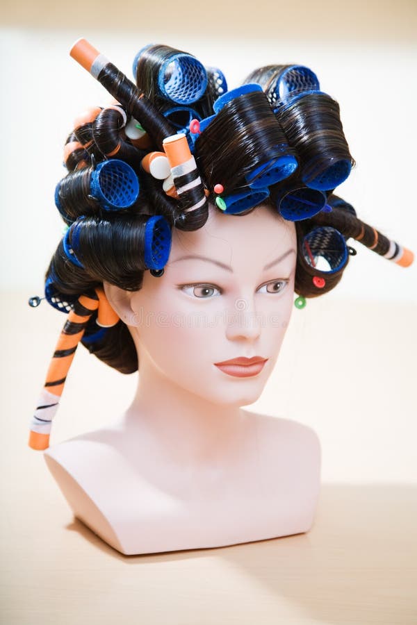 The dummy stock image. Image of barber, hair, plastic - 9234875