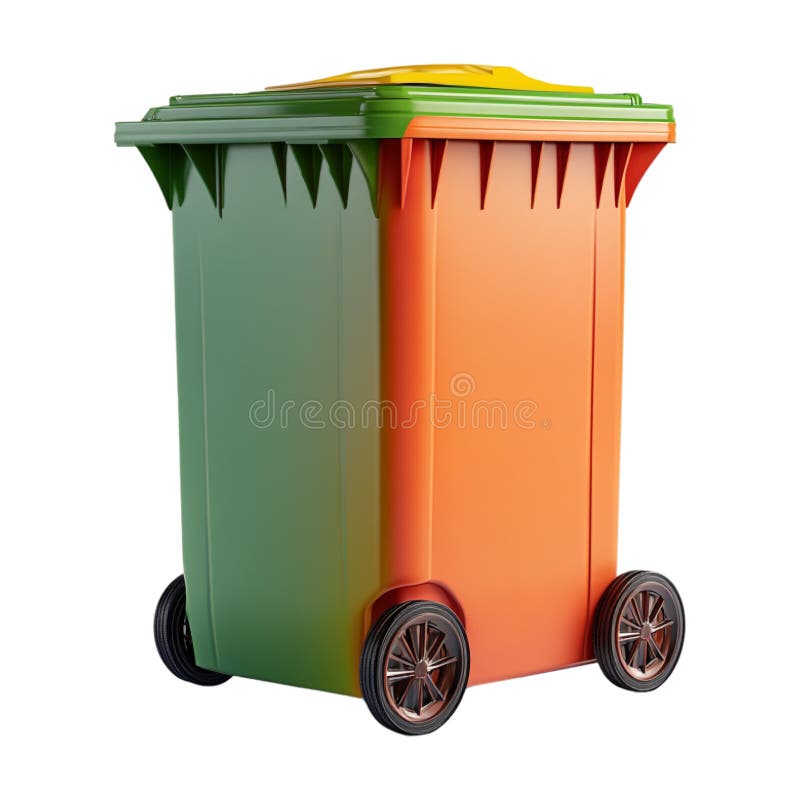 Plastic Dustbin Big on Transparent Background - Ai Generated Stock ...