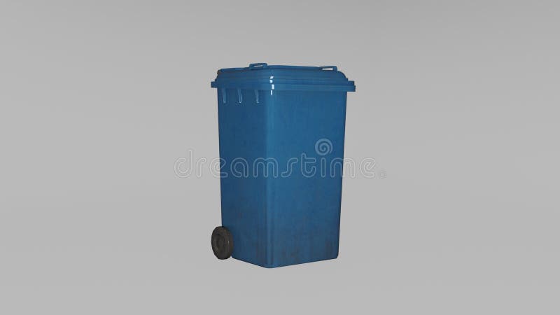 Plastic dustbin stock illustration. Illustration of text - 336701237