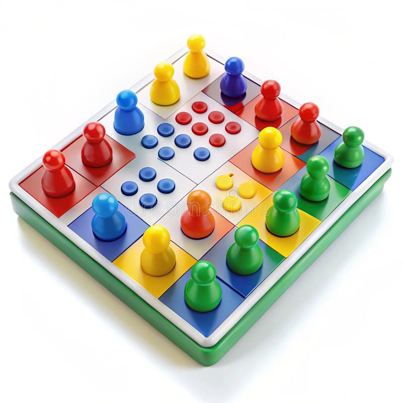 Plastic Educational Board Game with Interactive Pieces Stock ...