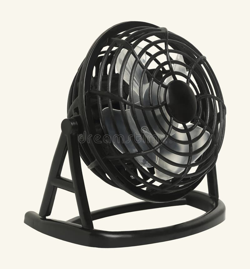 Plastic electric fan stock image. Image of single, closeup - 287182801
