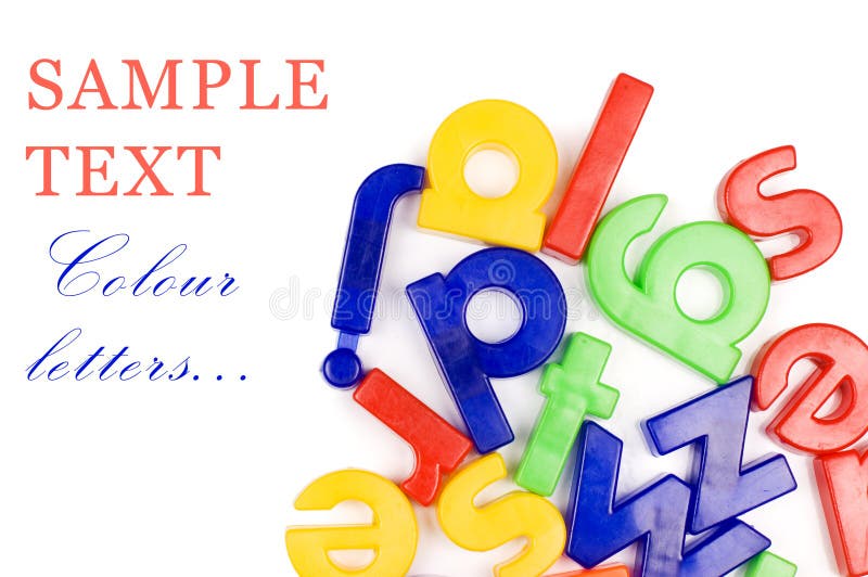 Plastic English letters stock photo. Image of objects - 20393964