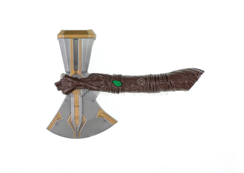 Plastic Battle Axe Isolated White Stock Photos - Free & Royalty-Free ...