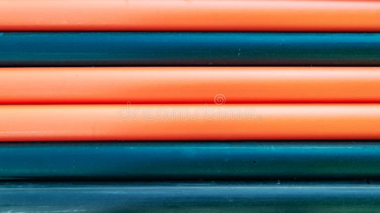Plastic Fiber Optic Cables for Internet and Telephony Stock Photo ...
