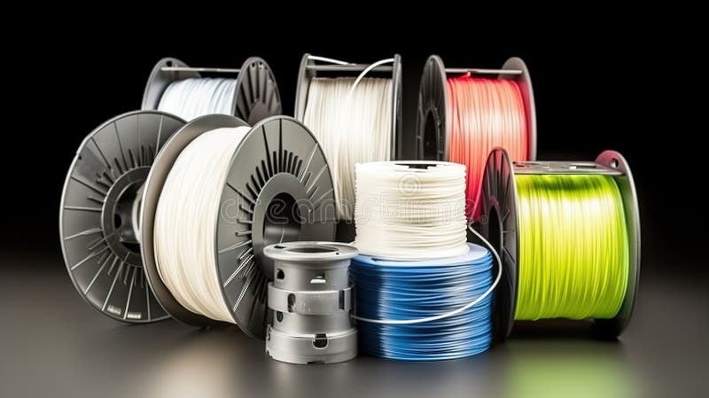 Plastic Filament Material PLA and ABS for Printing on a 3D Printer in ...