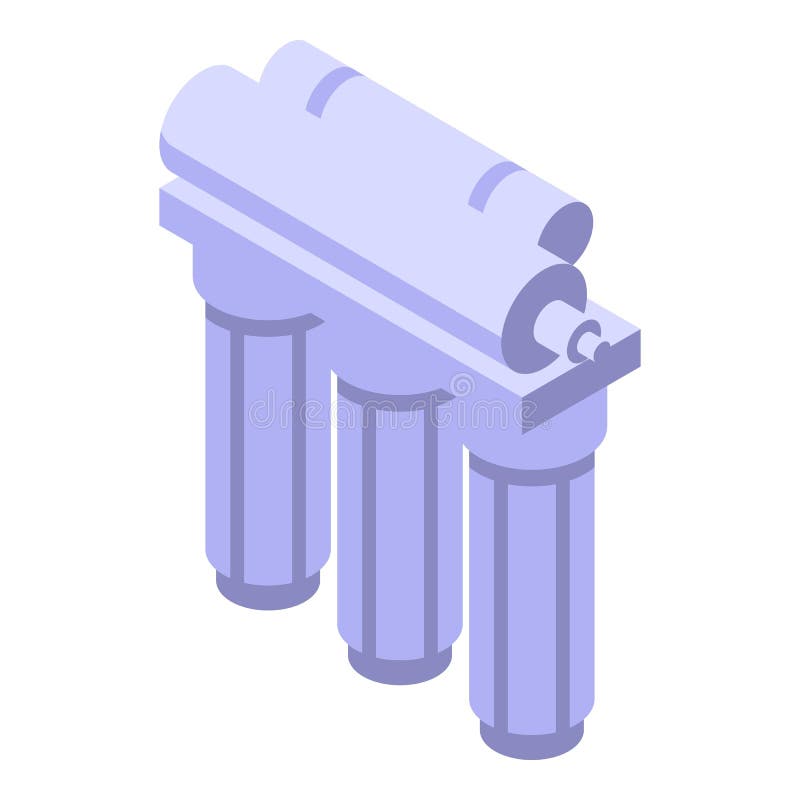 Plastic Filter Icon Isometric Vector. Water System Stock Vector ...