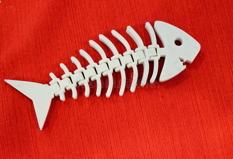 A plastic fish bone editorial photo. Image of blue, personal - 159838511