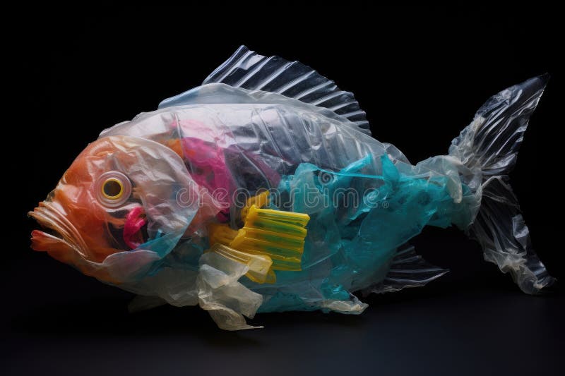 Plastic Fish with Toothbrush in Its Mouth, Portray the Devastating ...