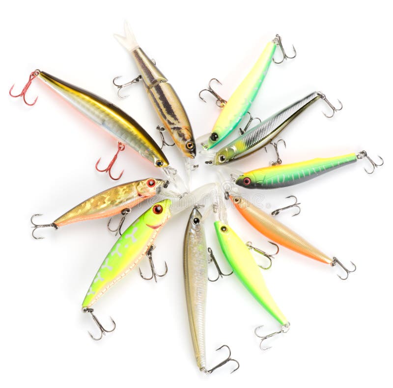 Plastic Fishing Lures Macro Shot Stock Image - Image of multiple, acid ...