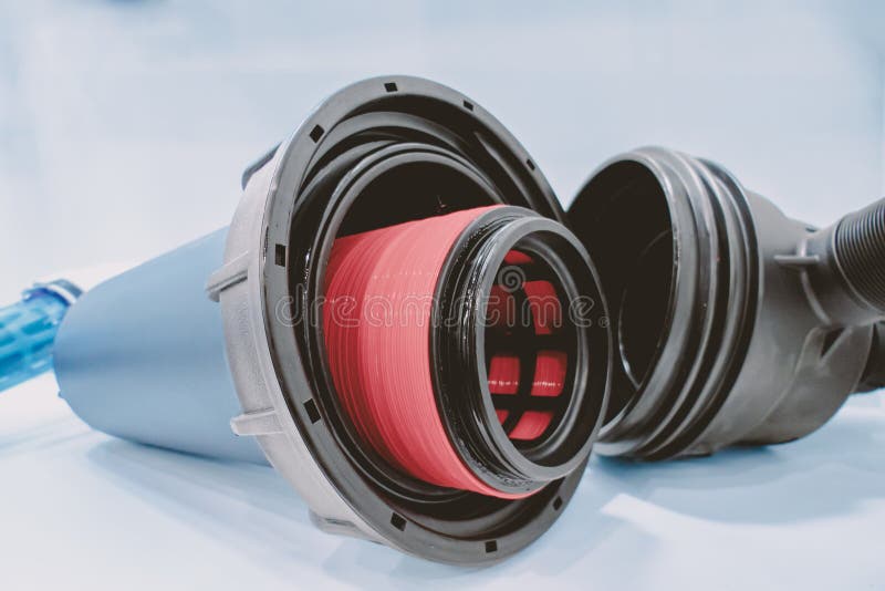 Plastic Flask for Water Purification Filter Stock Photo - Image of ...